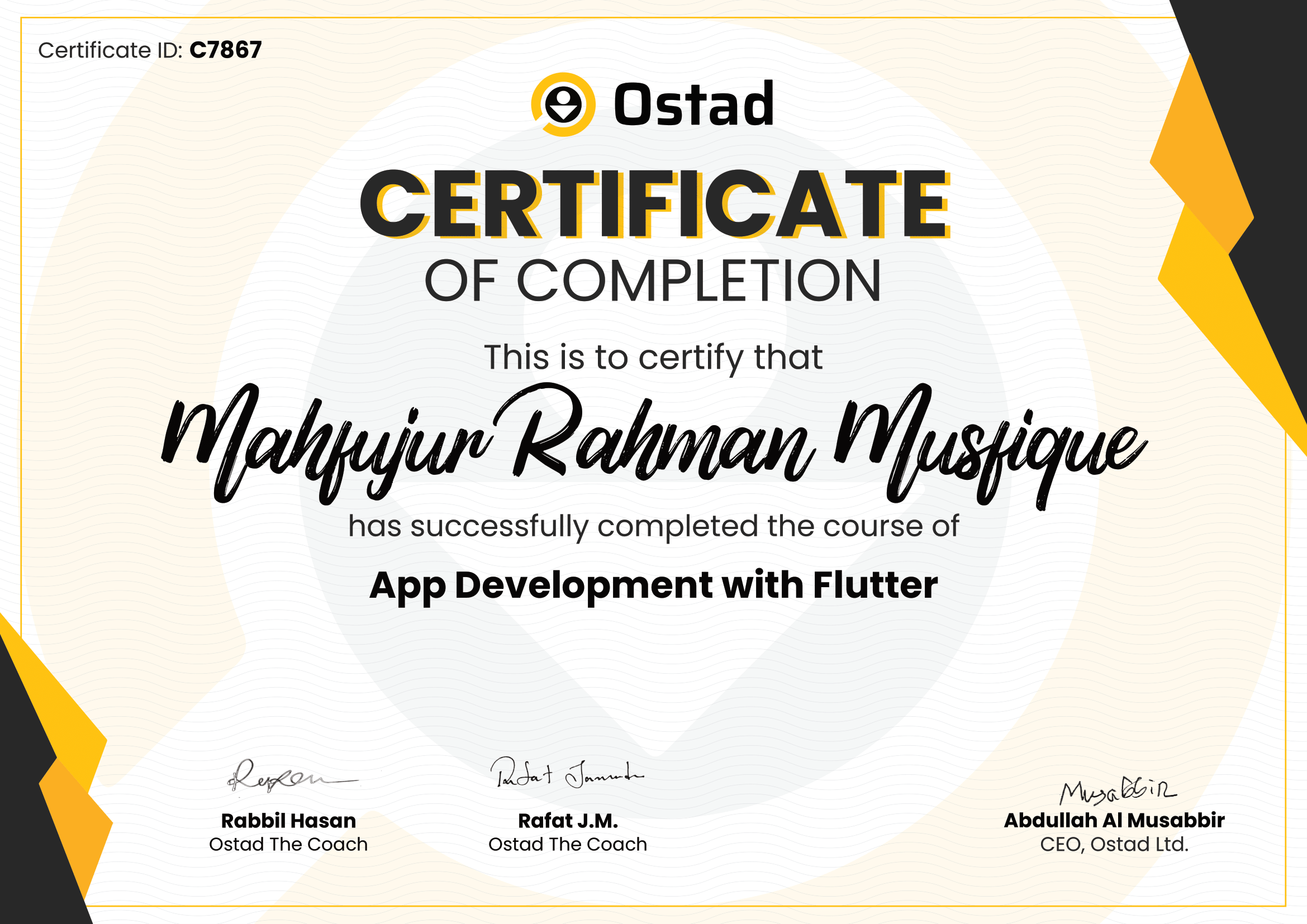 Mahfujur Rahman Musfique